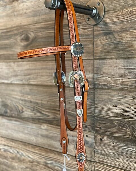 Dennis Moreland Doubled and Stitched Heavy Split Reins - The Saddle House